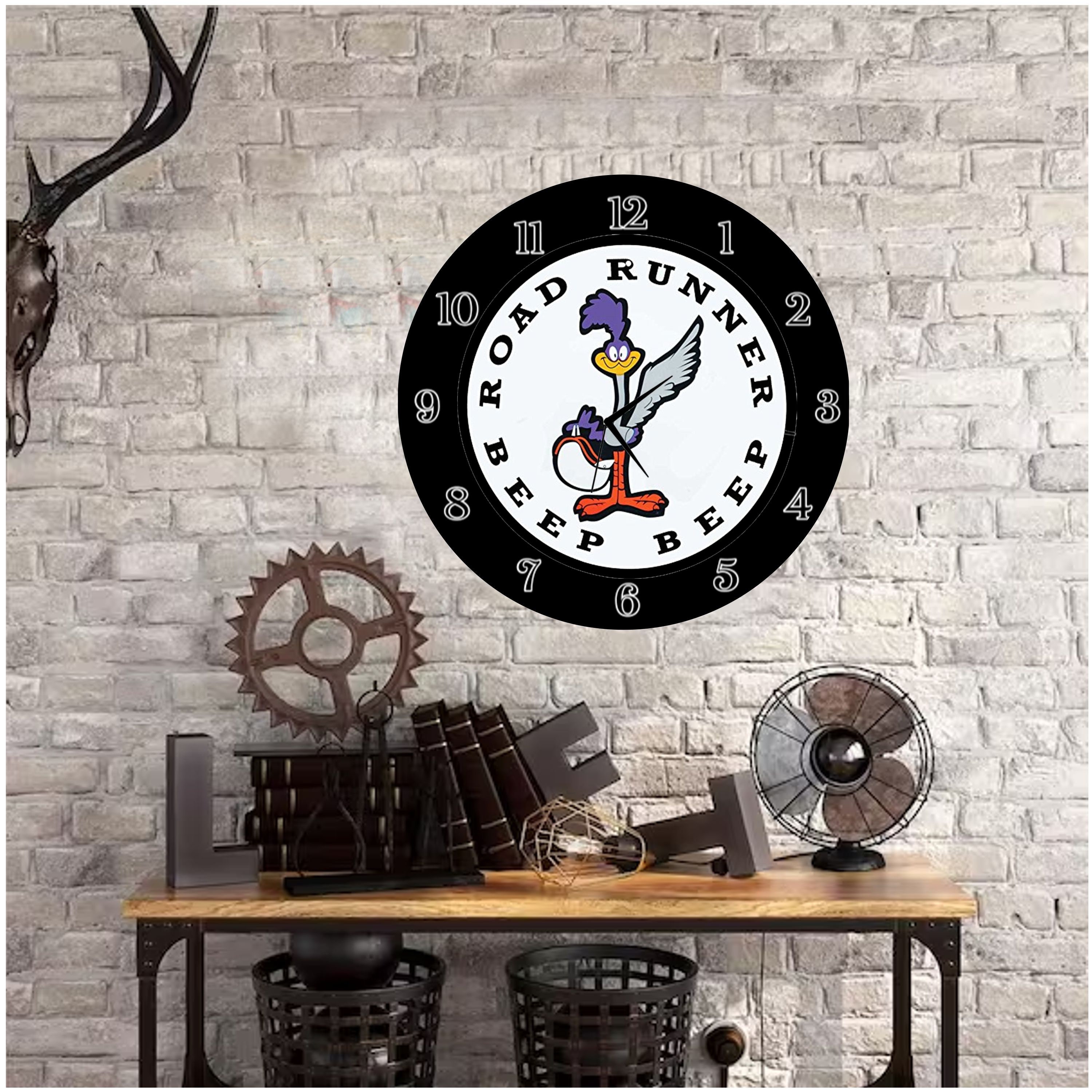 1969 Roadrunner Car Art Wall Clock 16 Inches Unique Time Piece Art ...
