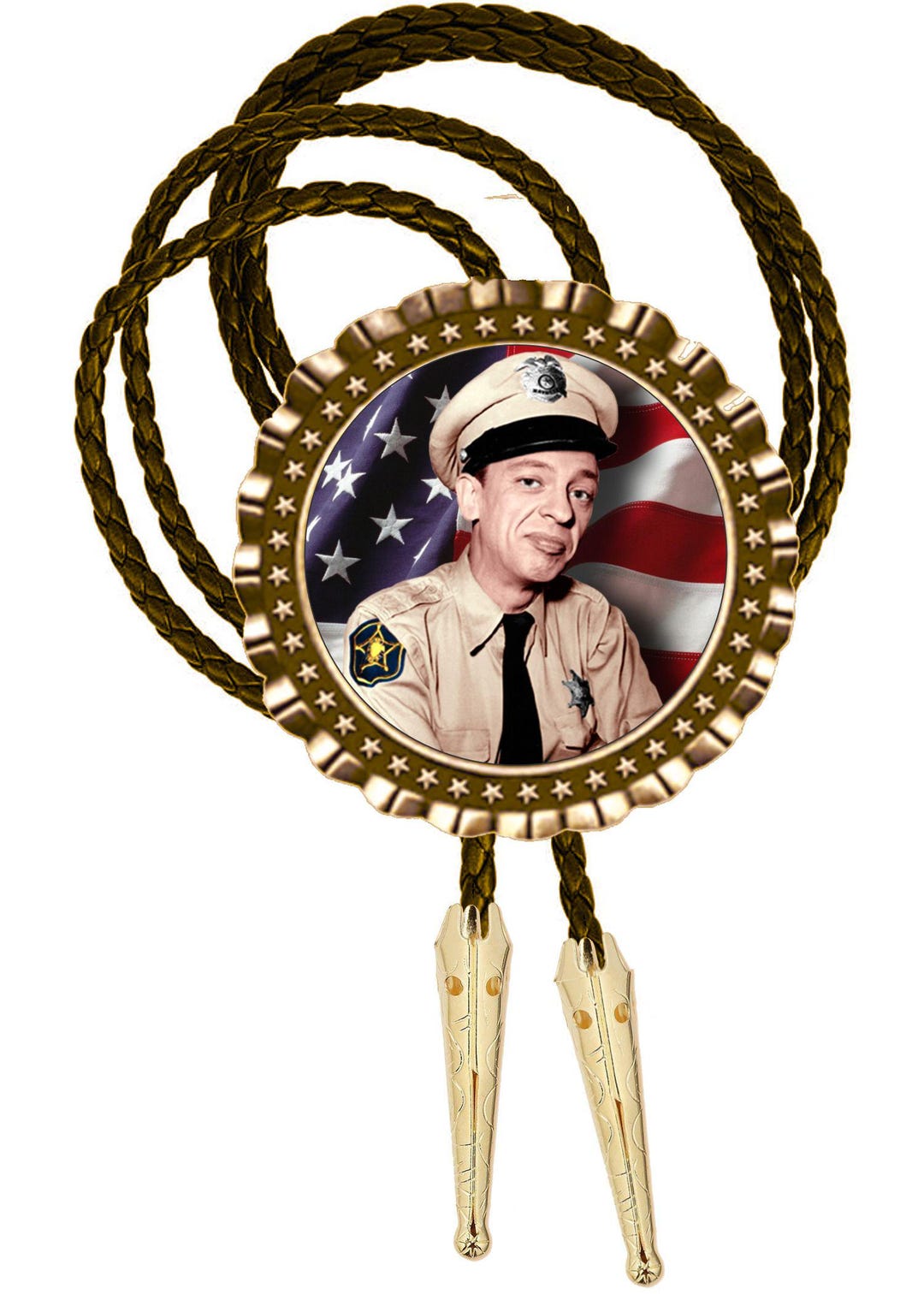 Barney Fife Mayberry RFD Deputy Sheriff Bolo Tie Birthday Gift, Photo ...