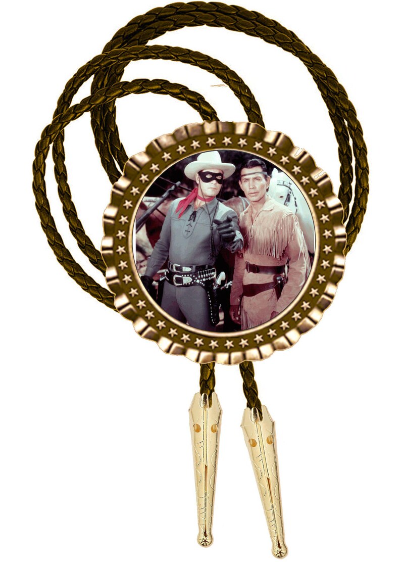 Lone Ranger and Tonto Bolo Tie Birthday Gift, Photo Bolo Tie . All ...