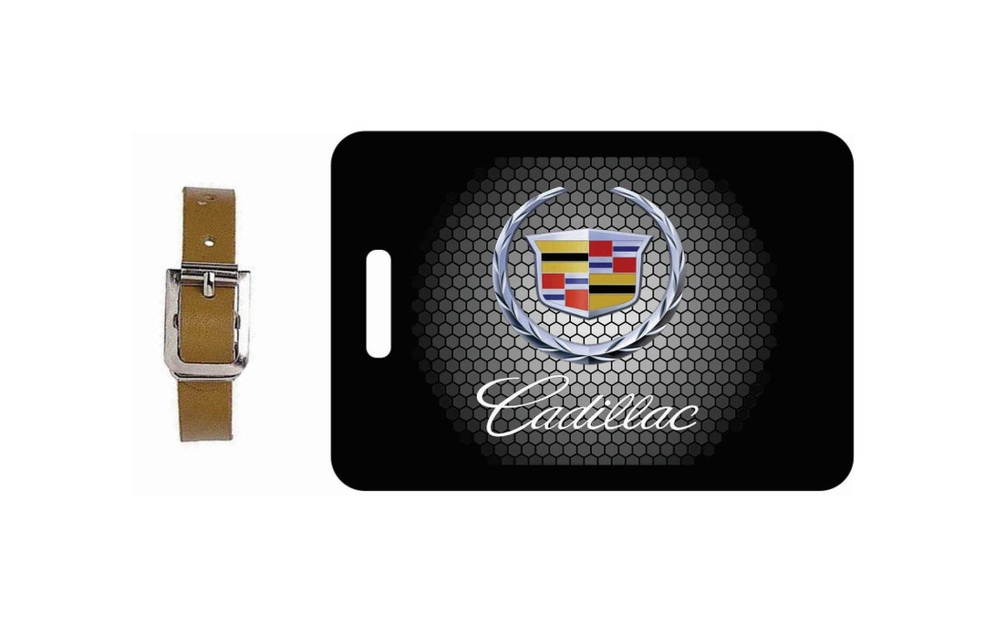 Vintage Cadillac Art Motor Car Luggage Tag Personalized Metal Suit Case ...
