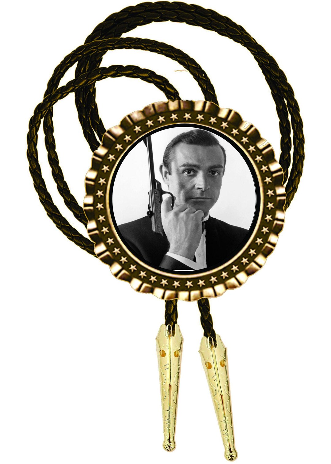 Sean Connery James Bond Bolo Tie Birthday Gift, Photo Bolo Tie . All ...