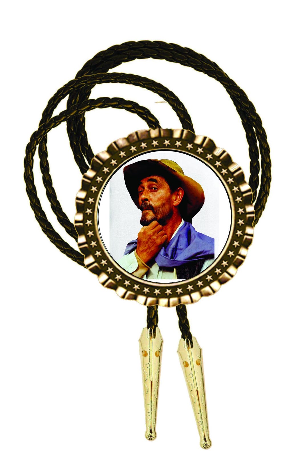 Festus Gunsmoke Bolo Tie Birthday Gift, Photo Bolo Tie . All Brass ...