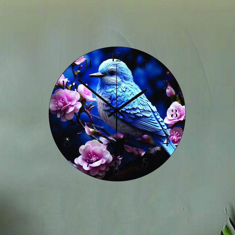 Birds Wall Clock - Etsy