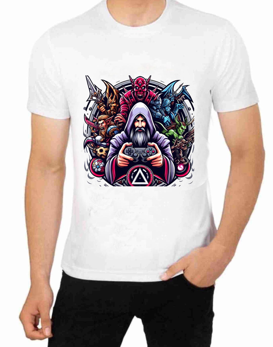 Hip Hop Gaming Gamer T Shirt Video Computer Games Classic Design ...