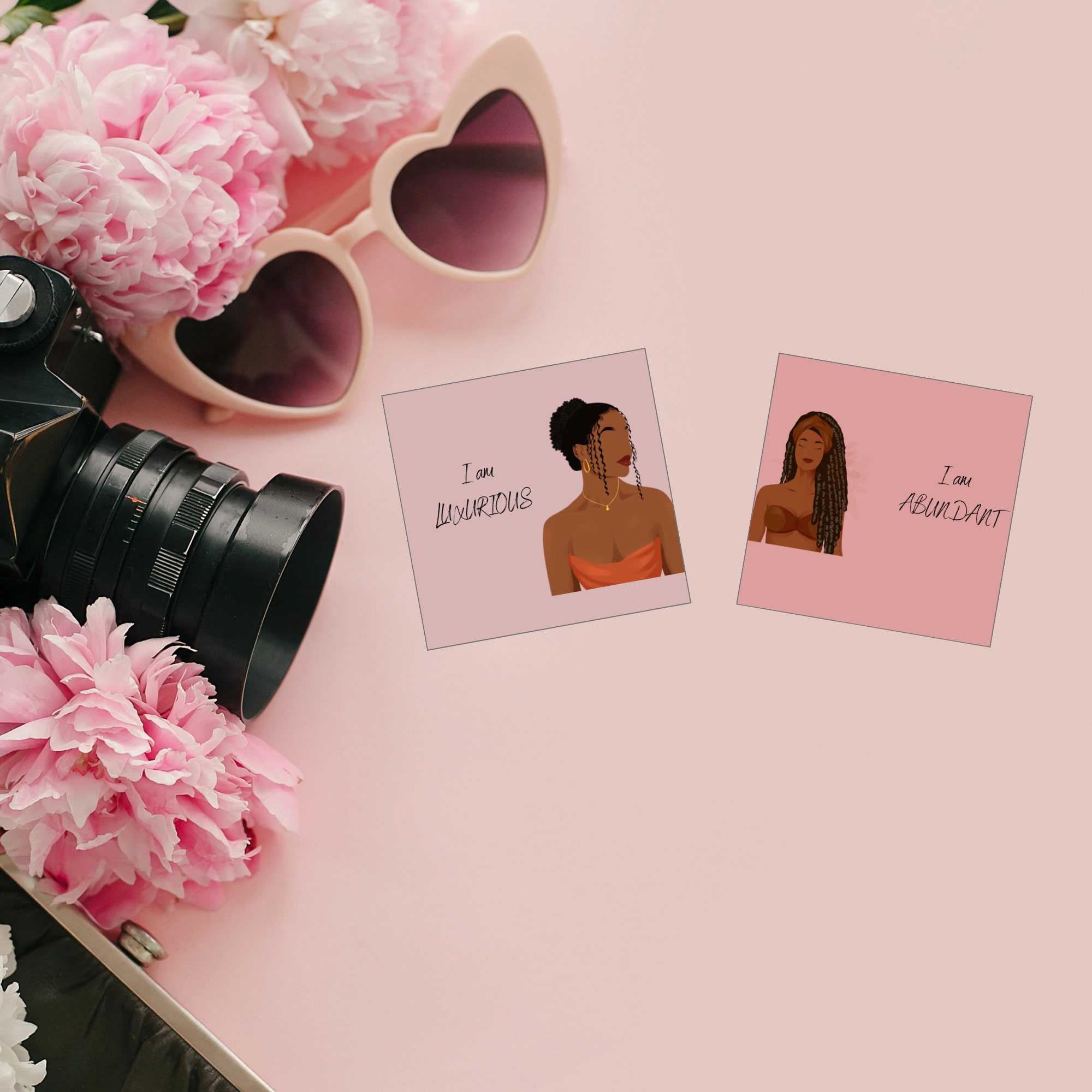 Black Girl Magic Self-love Printable Positive Affirmation Cards for ...