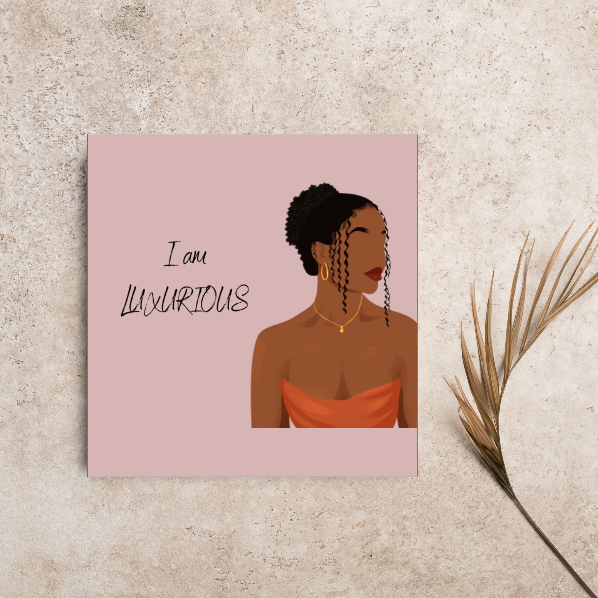 Black Girl Magic Self-love Printable Positive Affirmation Cards for ...