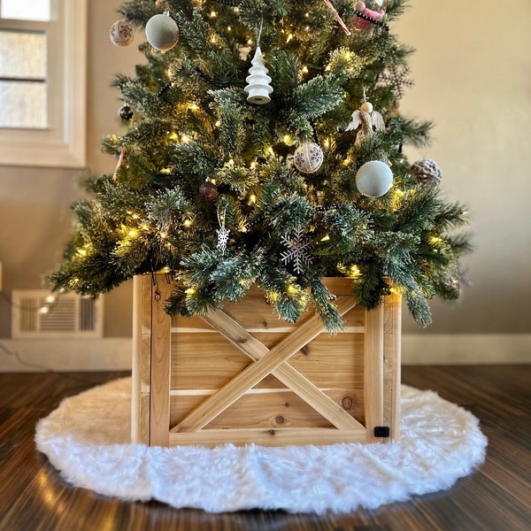 Christmas Tree Box Skirt - Etsy