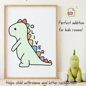 Dinosaur Name Printable - Etsy