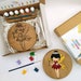 Wooden Painting Kit by Number, DIY Craft Kit for Kids and Adults, Wood ...