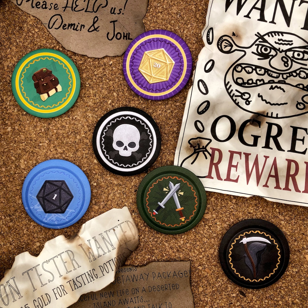 Dnd Firsts Pin Badges | RPG Pushback Buttons - Etsy
