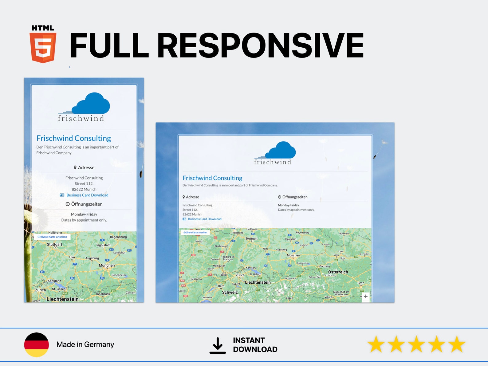 One-pager HTML Website Template CSS, CV, Single Page, Web Design, Code, Bootstrap Landing Page ...