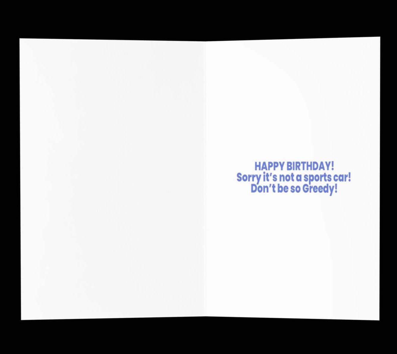 Tate Mcrae Birthday Card - Sports Car - Tour - Revolving Door - Pop ...
