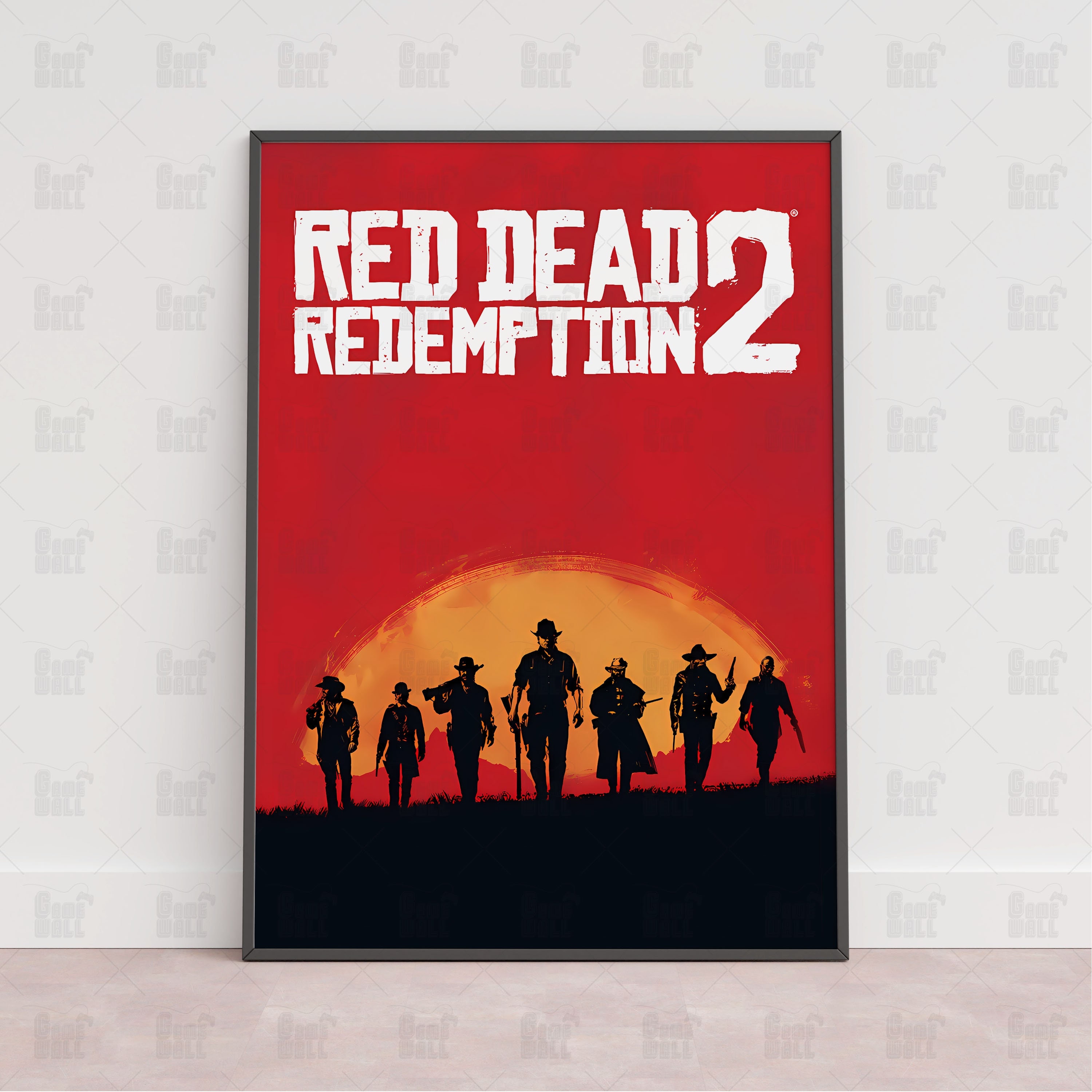 Red Dead Redombion II Poster, Gaming Room Poster, Gaming Wandposter ...
