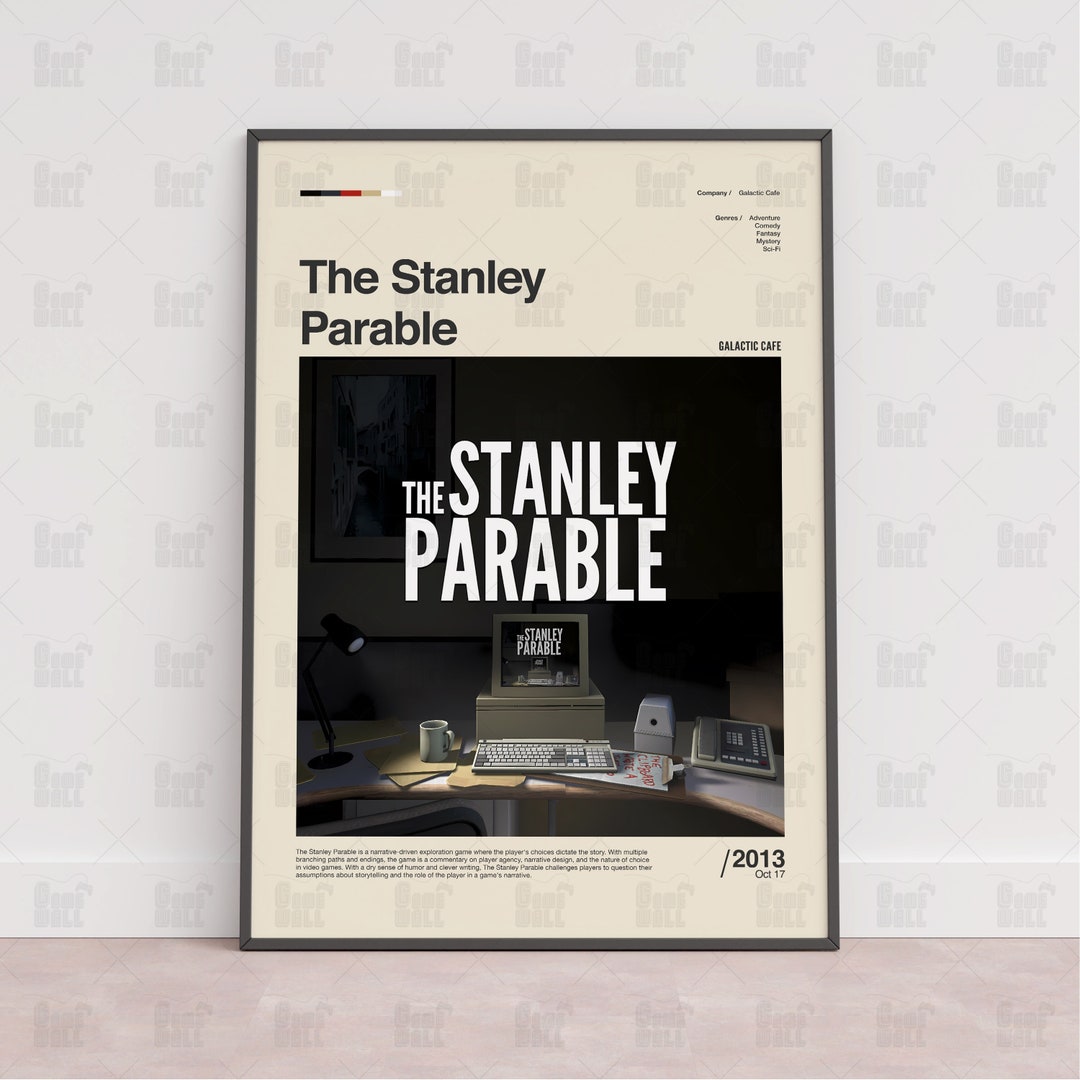 The Stanley Parable Poster, Gaming Room Poster, Gaming Wall Poster ...