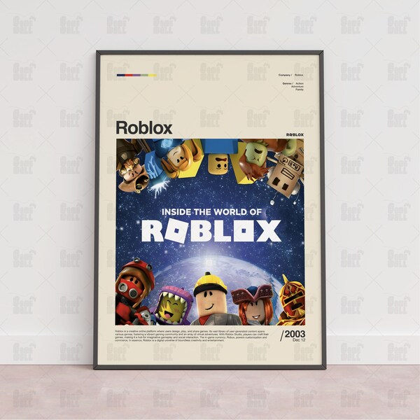 Roblox Poster - Etsy