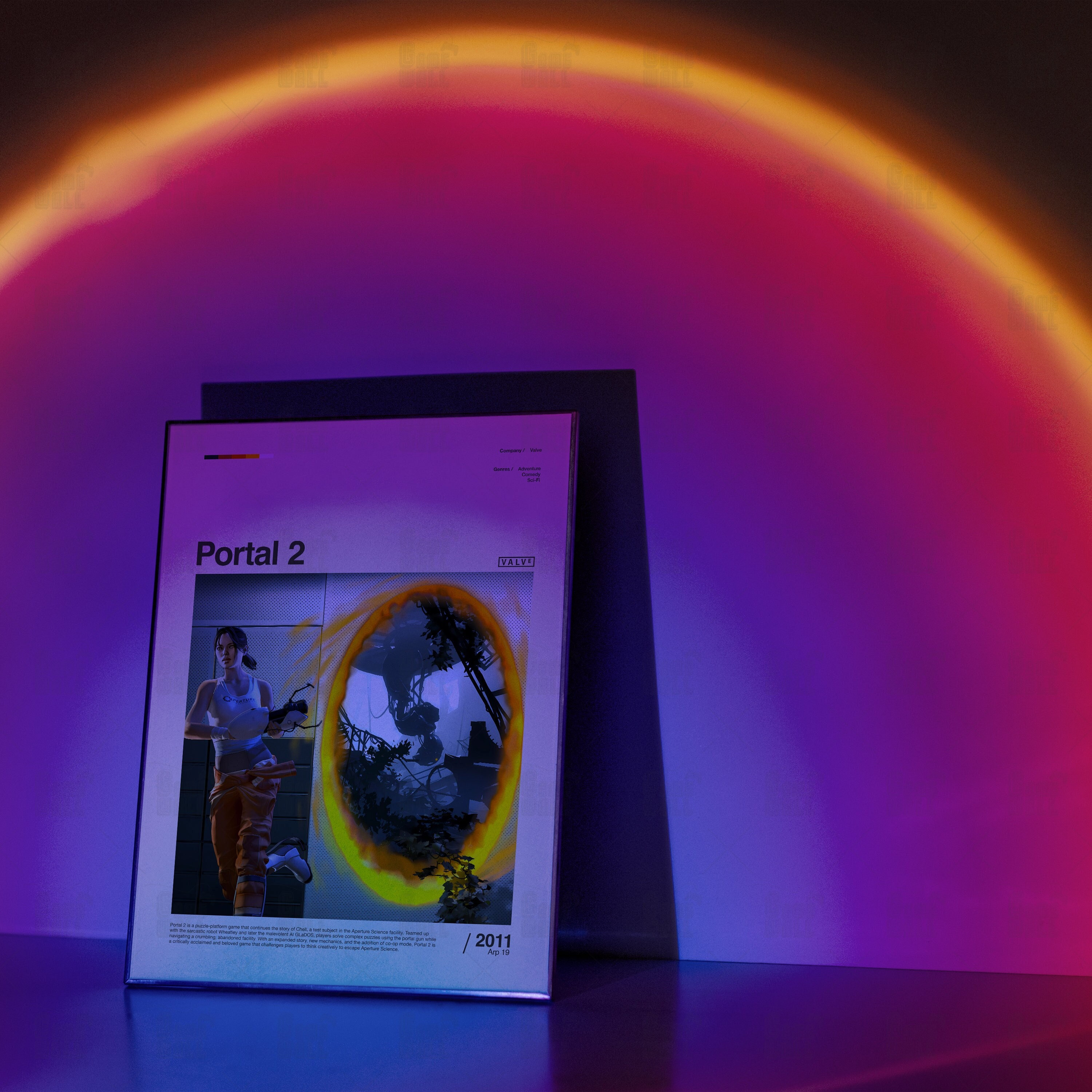 Portal 2 Poster Gaming Room Poster Gaming Wall Poster - Etsy Canada