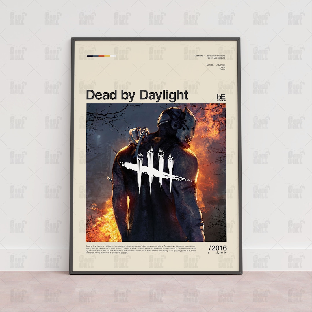 Dead by Daylight Poster Gaming Room Poster Gaming Wall - Etsy