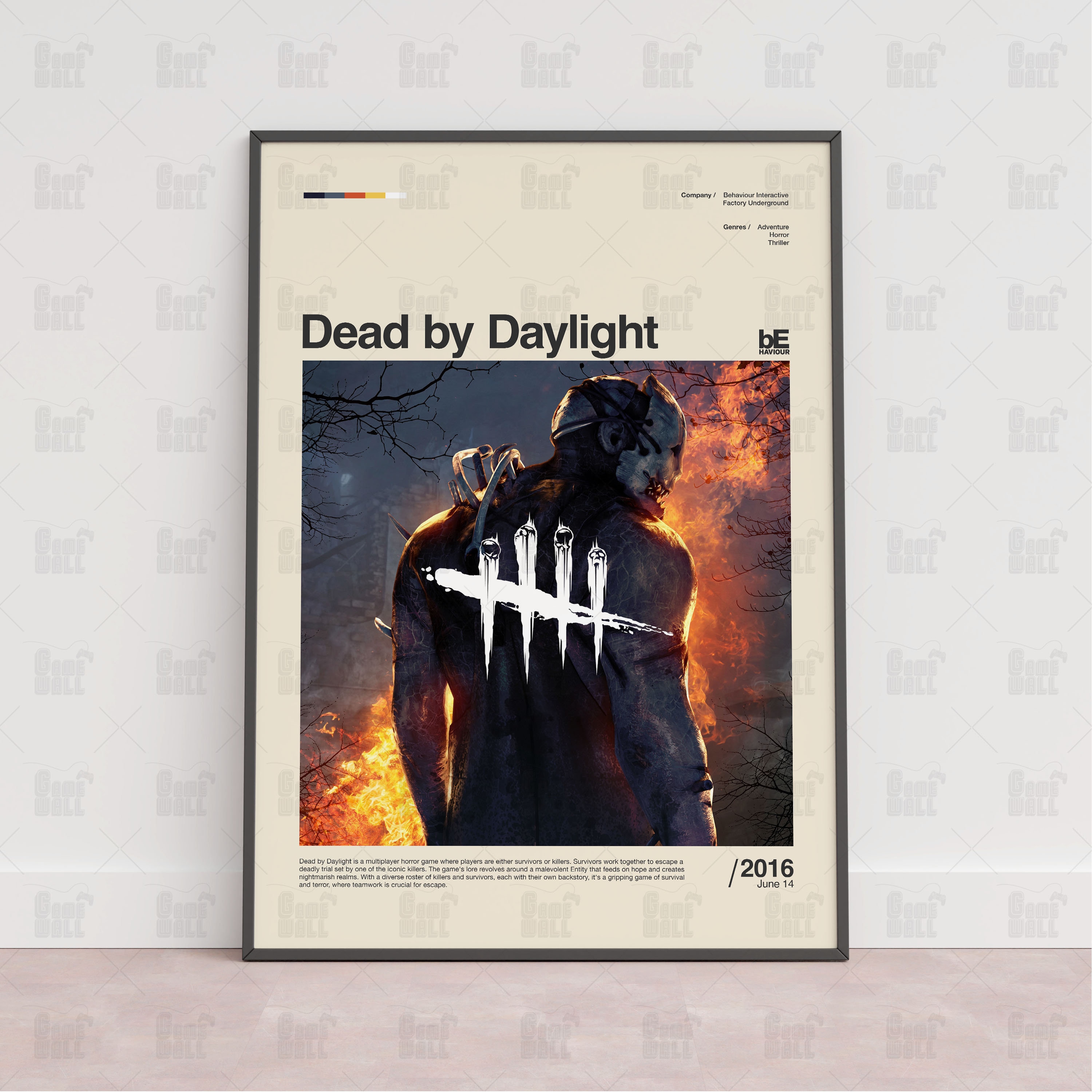 Dead by Daylight Poster Gaming Room Poster Gaming Wall - Etsy