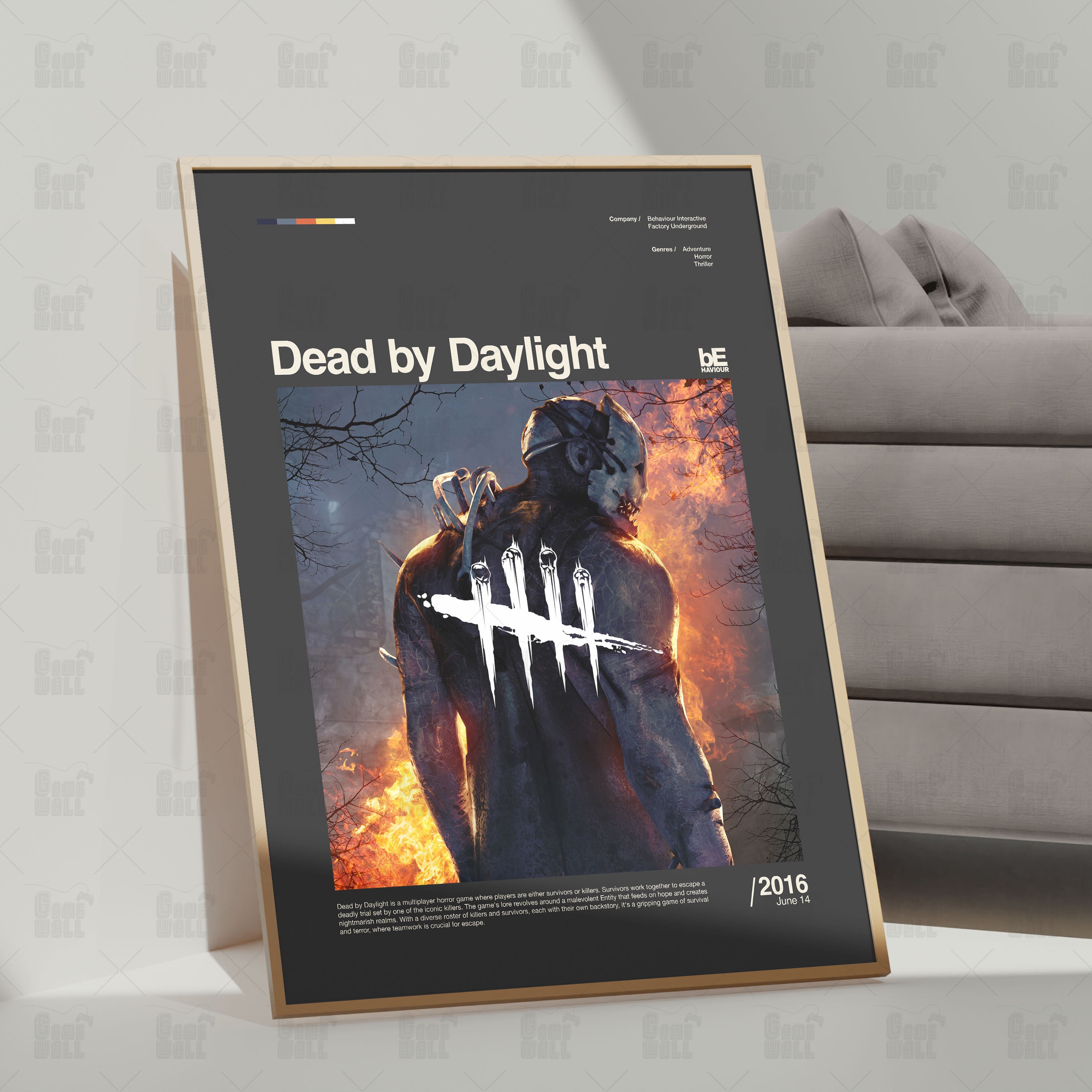 Dead by Daylight Poster Gaming Room Poster Gaming Wall - Etsy