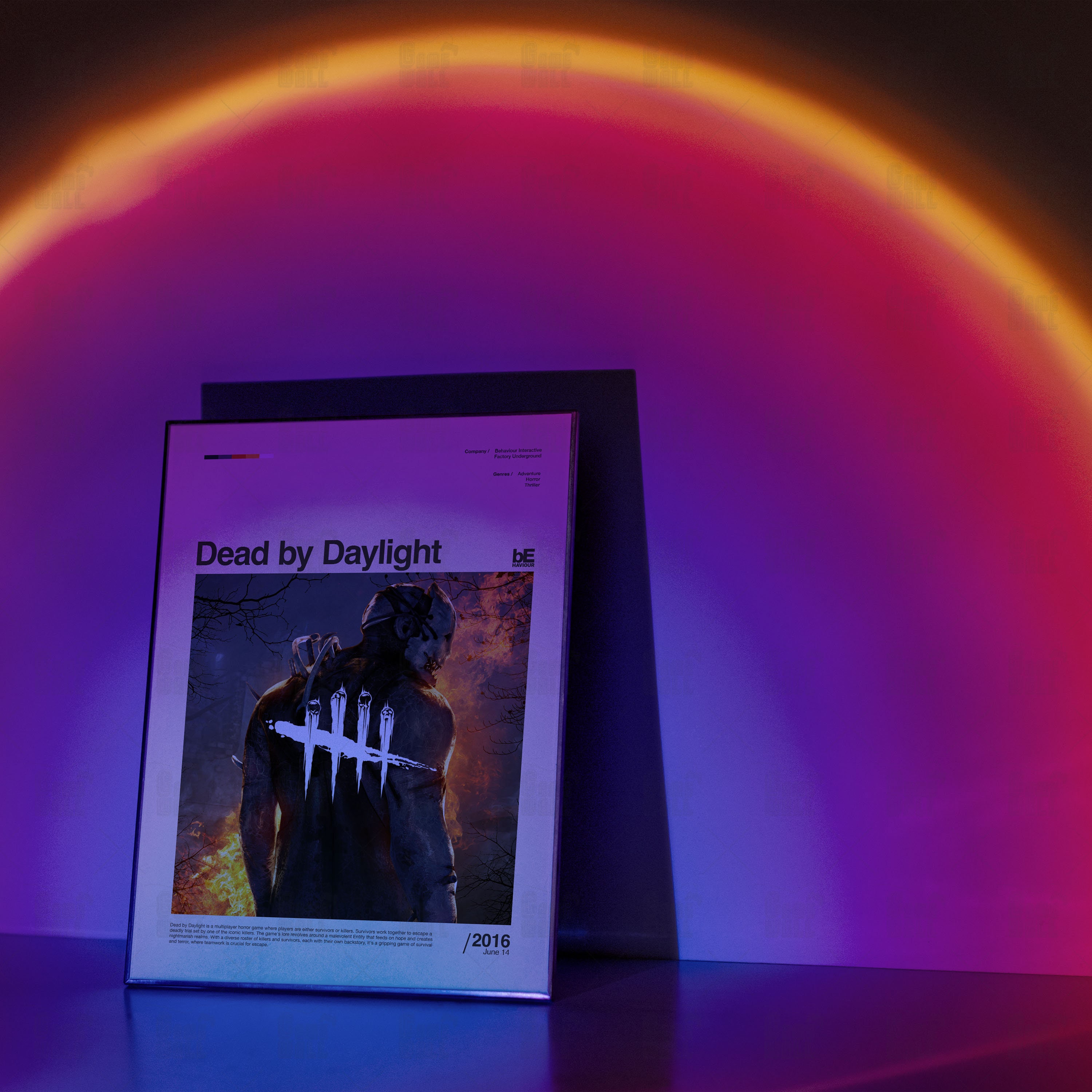 Dead by Daylight Poster Gaming Room Poster Gaming Wall - Etsy