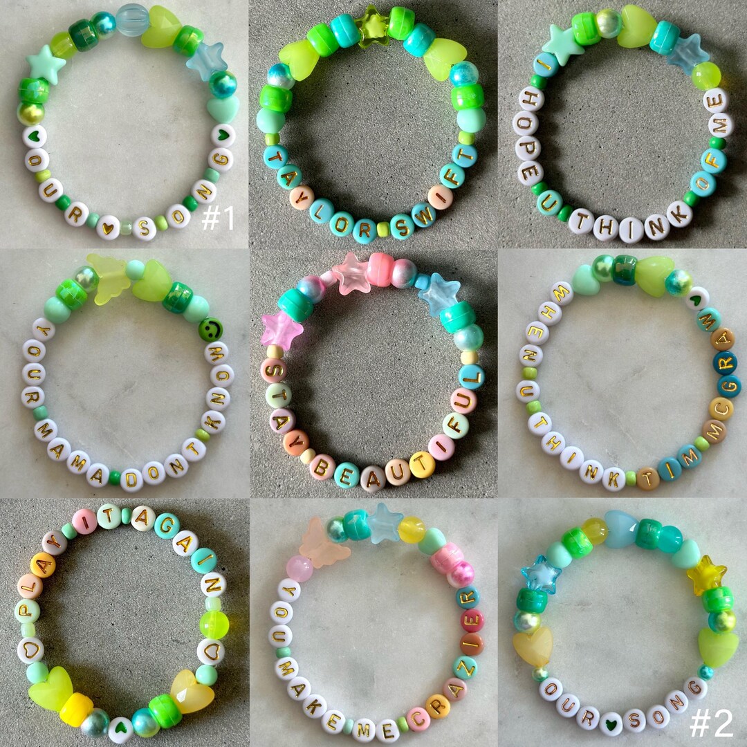 Taylor Swift Inspired Eras Tour Friendship Bracelets, Taylor Swift ...
