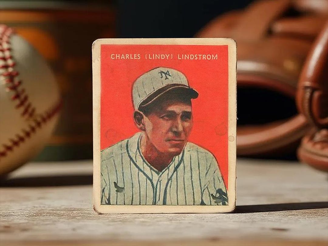 1932 U.S. Caramel #16 Charles (lindy) Lindstrom – Ultra Rare Hand-aged ...