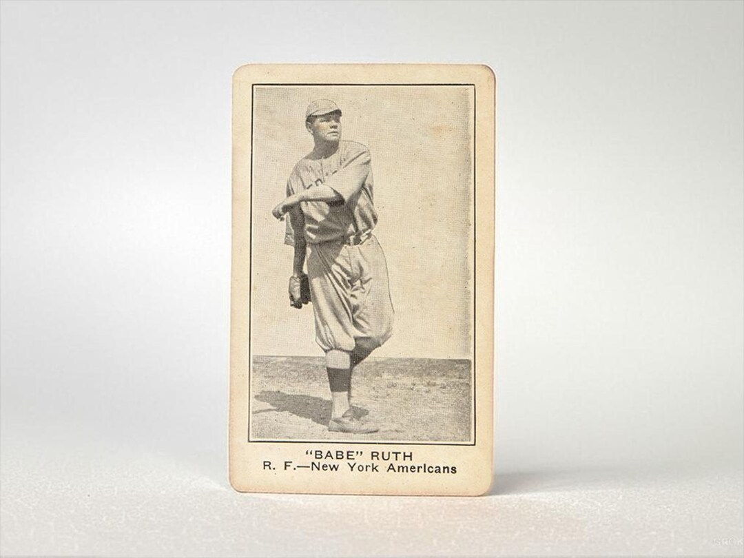 1921 E121 Shotwell Babe Ruth Rookie Baseball Card Ultra Rare - Faithful ...