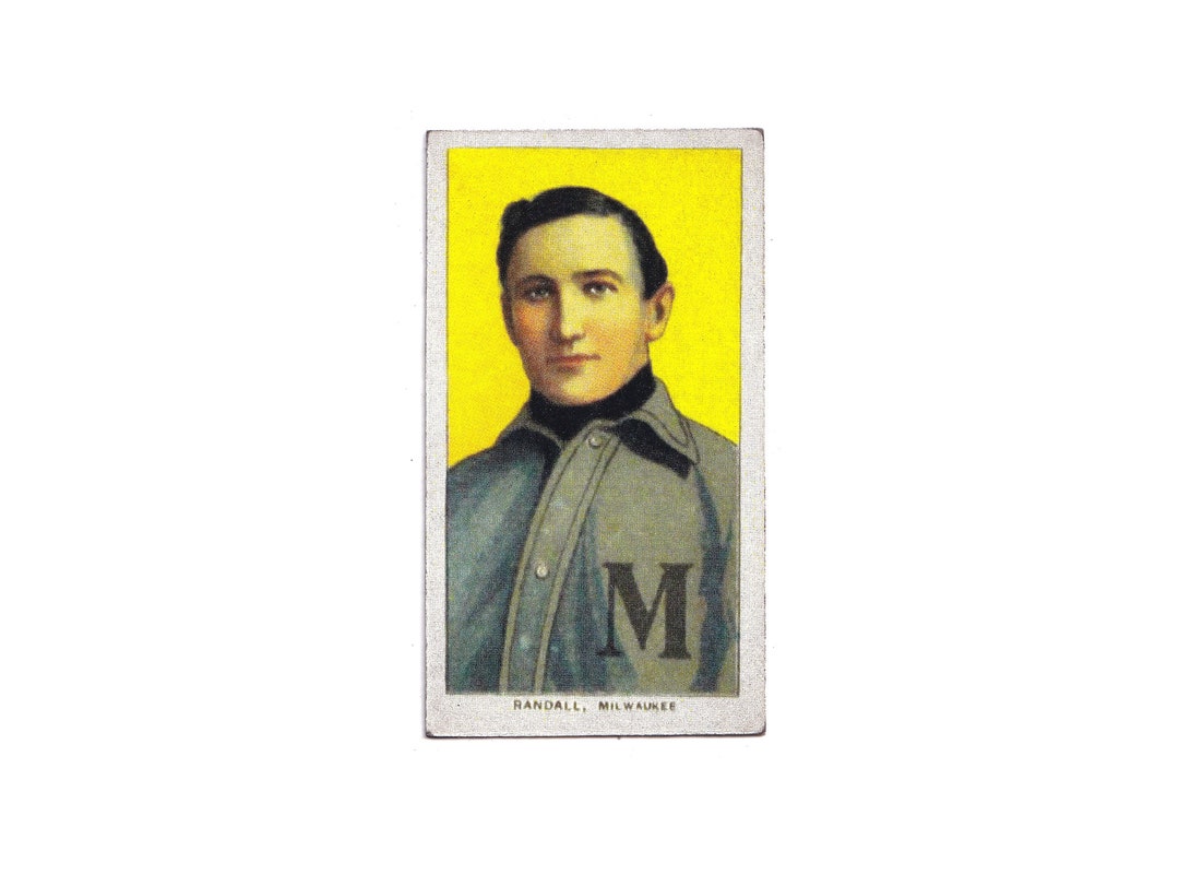 T206 Newt Randall Baseball Card Vintage Rare Reprint With Customizable ...