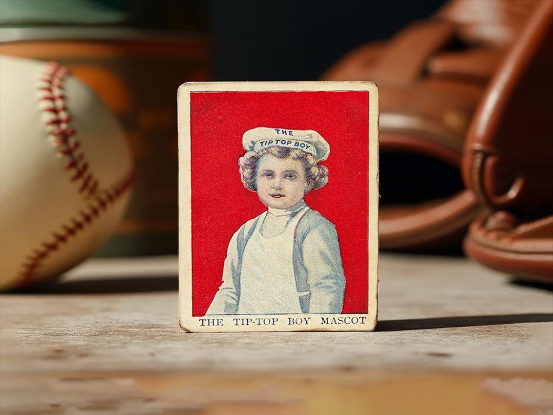 1910 D322 Tip Top Bread "the Tip-top Boy Mascot" - Faithful Rendition ...