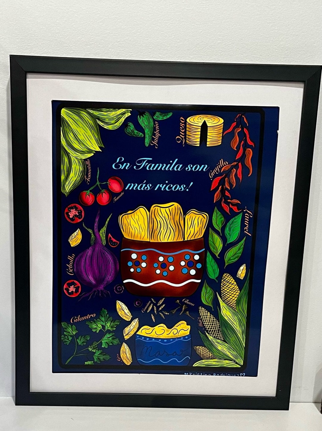 Los Tamales Mexican Food Art Print - Etsy