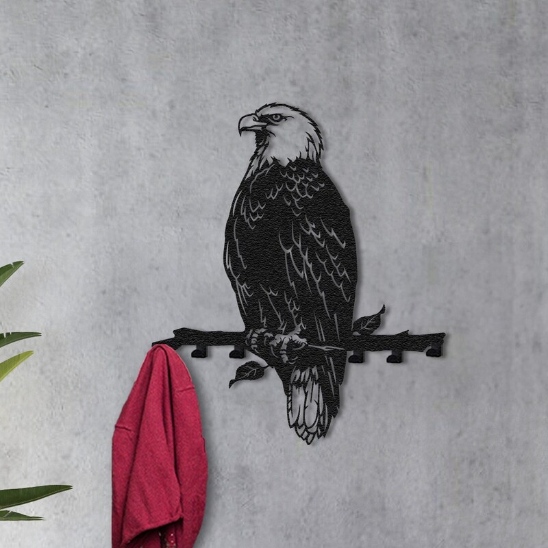 Metal Hawk Wall Art - Etsy