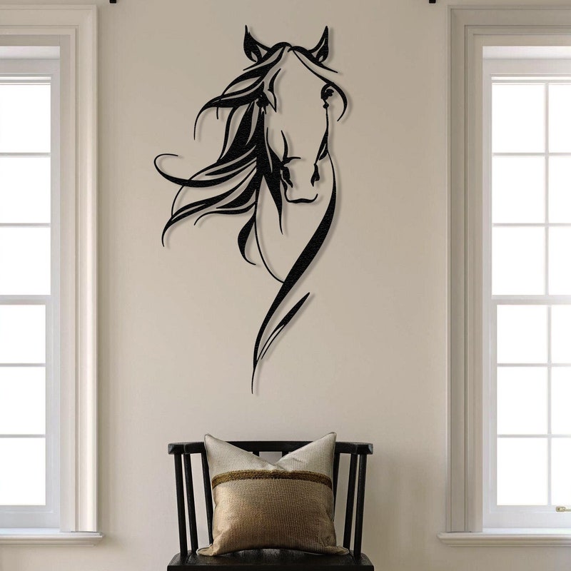 Large Wall Hanging Horse - Etsy