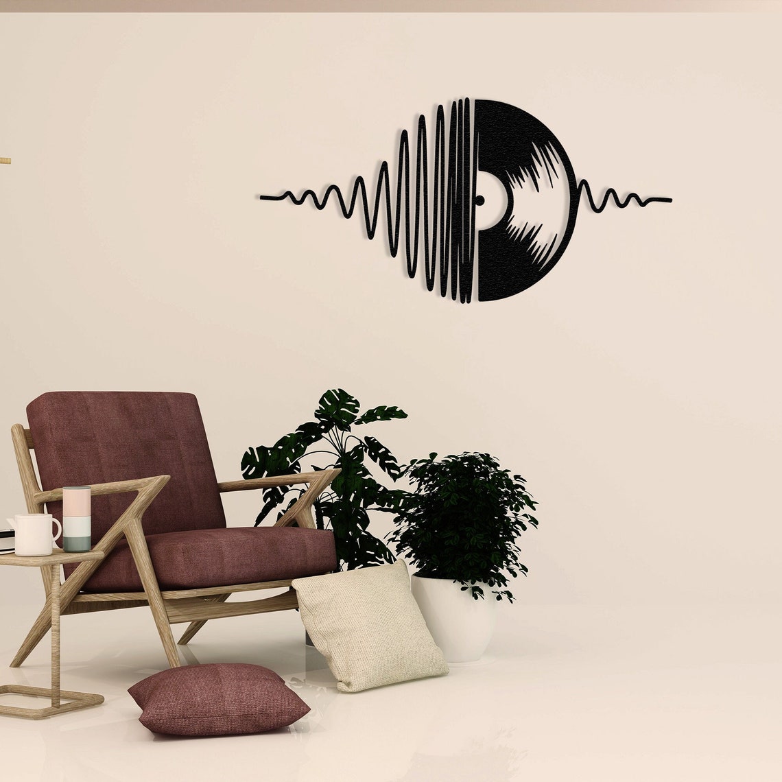 Record Metal Wall Art Classic Decor Music Band Art Hand Made - Etsy