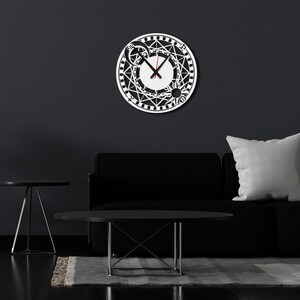 Lunar Sundial Decor Modern Clock Art Metal Wall Clock Wall Art ...