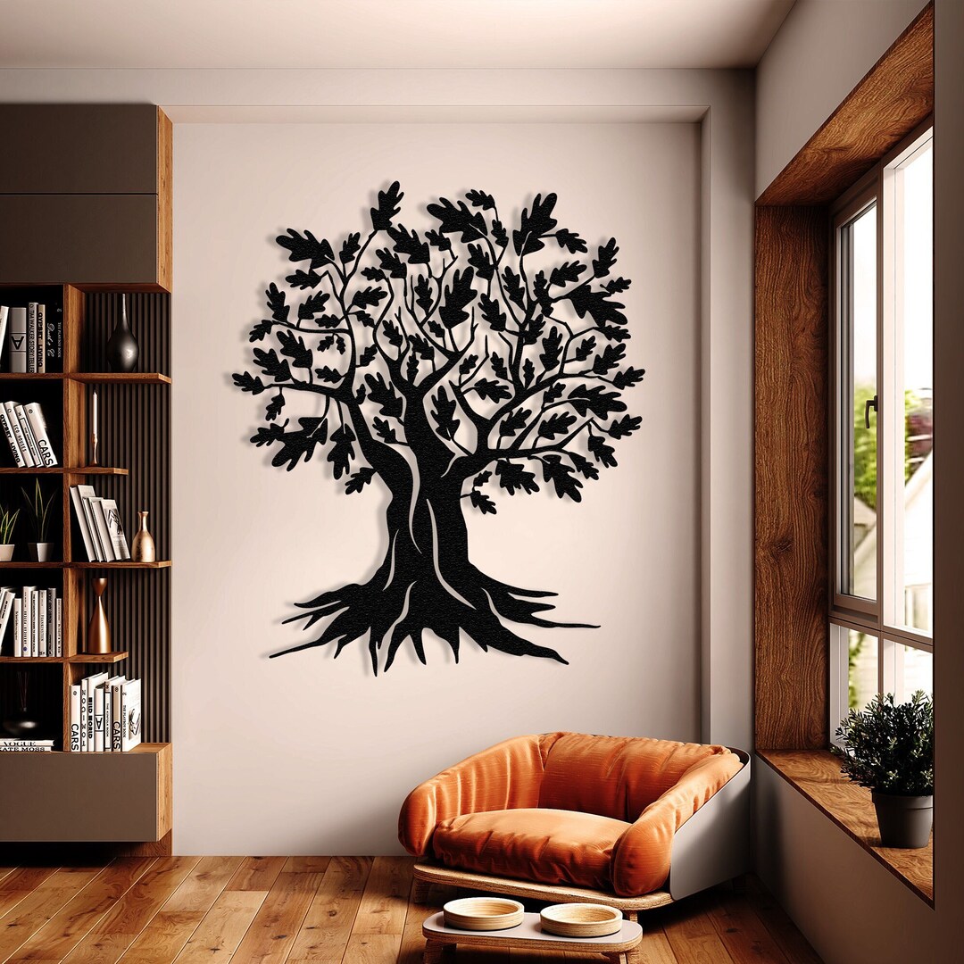 Tree Decor Metal Wall Art Tree Decor Extra Large Metal Africa Decor ...