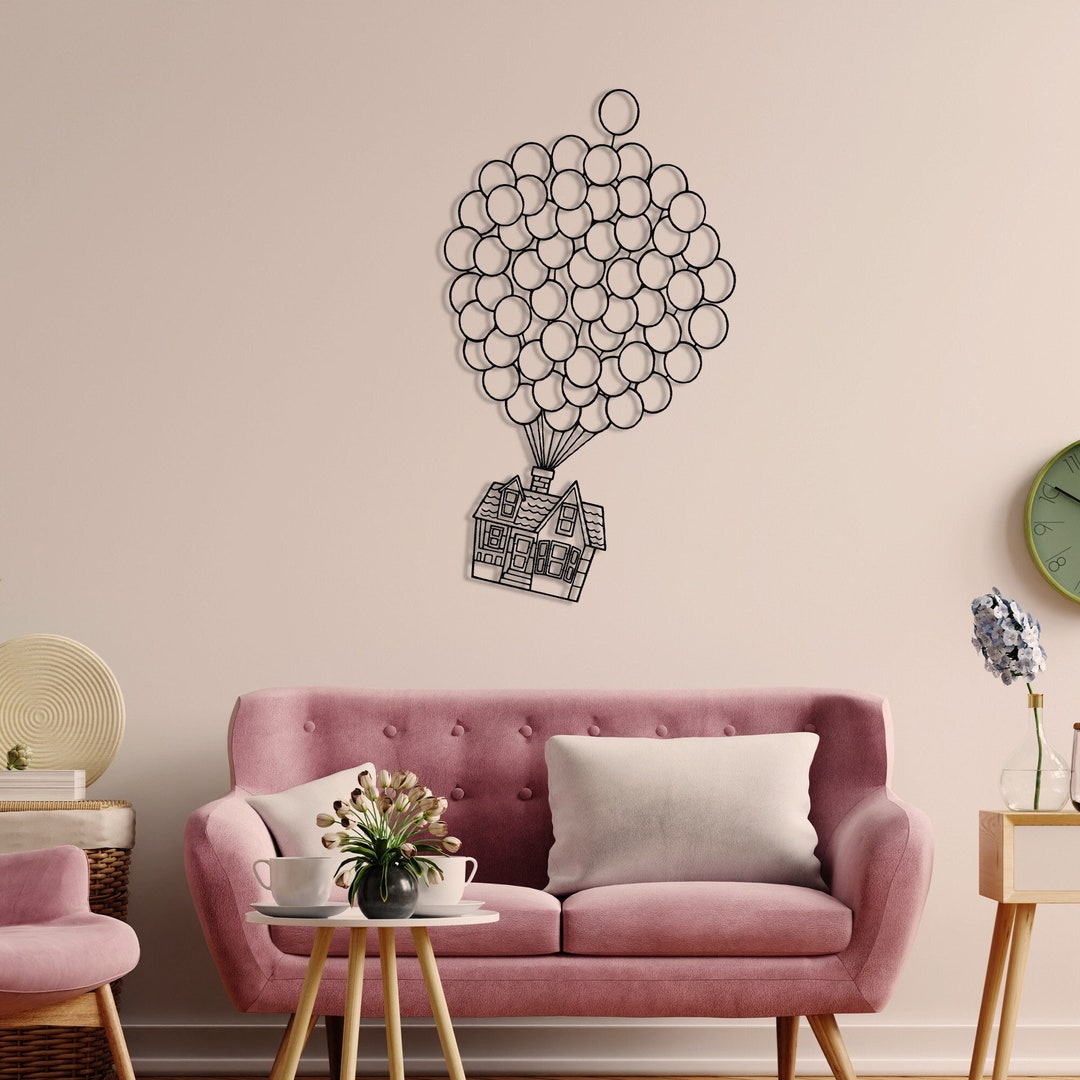 Balloon Decor Home Decor House Metal Decor Animated Decor Metal Wall ...