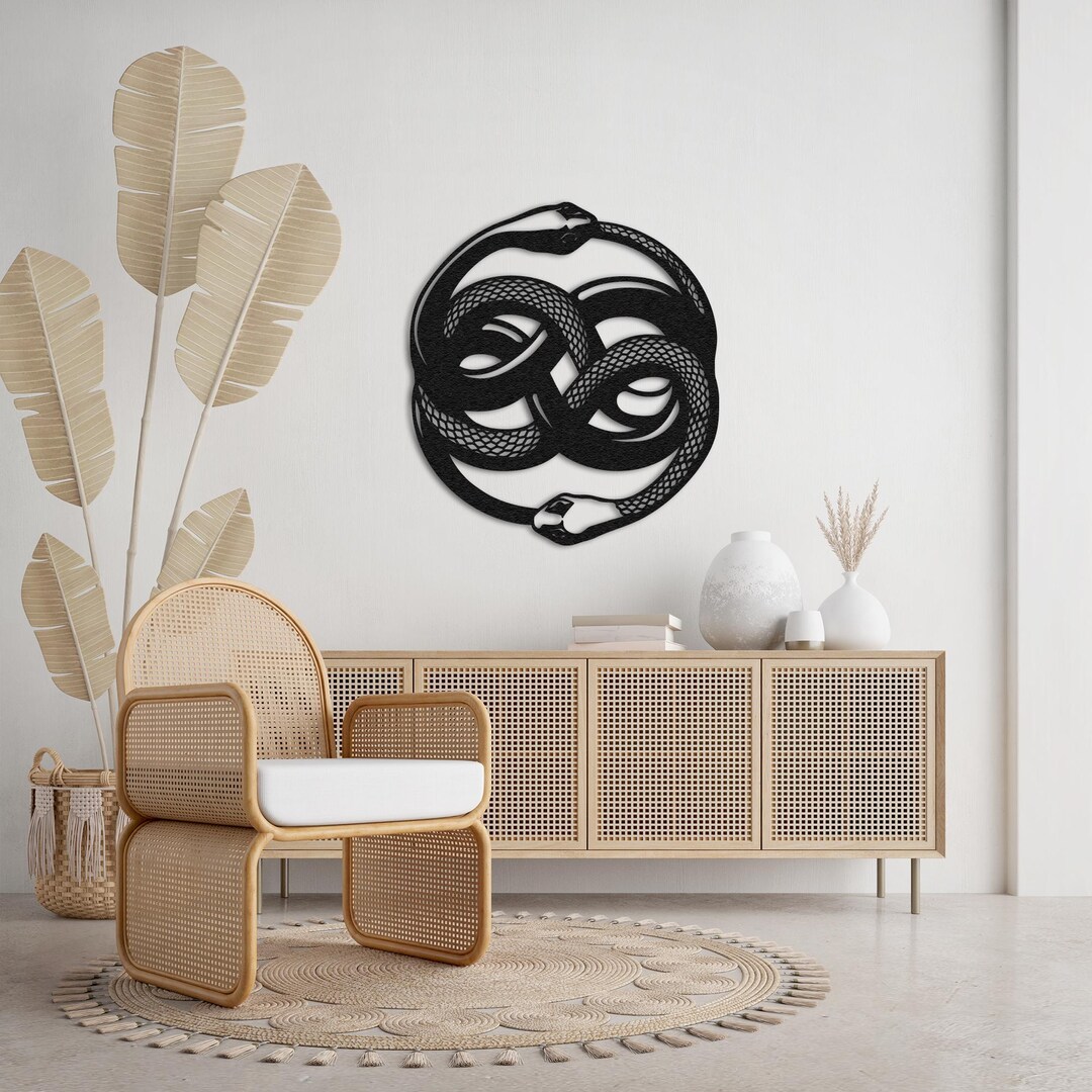 Yin Yang Metal Wall Art Yin Yang Decor Feng Shui Decor Yin Yang Art Tai ...