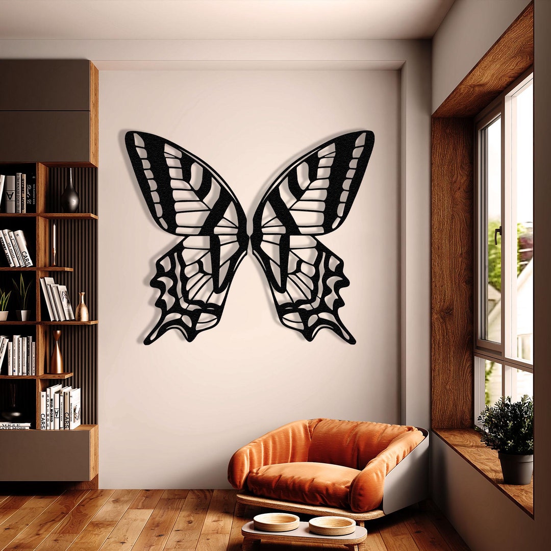 Butterfly Wing Fairy Wings Art Wings Decor Metal Wall Art Metal Wall ...