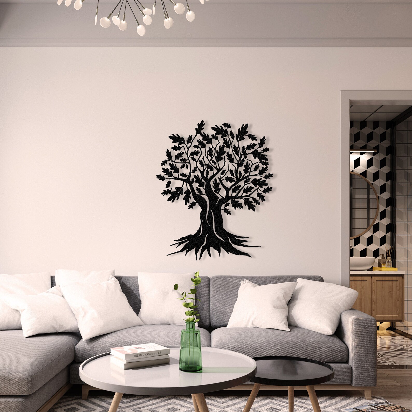Tree Decor Metal Wall Art Tree Decor Extra Large Metal Africa Decor ...