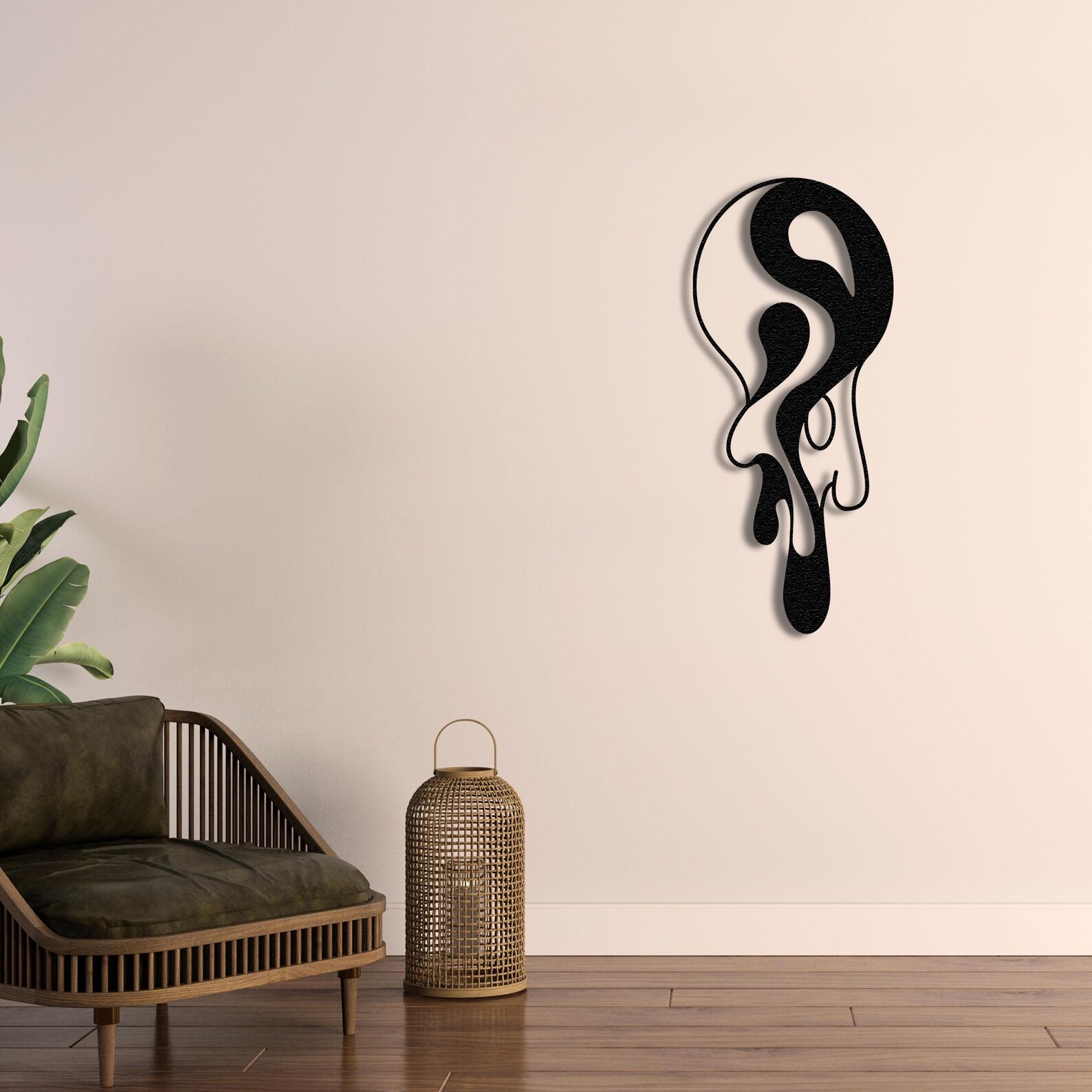 Yin Yang Metal Wall Art Yin Yang Gift Melting Decor Home Decor Room ...