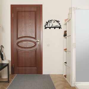 Metal Coat Rack Welcome Sign Welcome Home Art Clothing Rack Coat Hanger ...