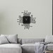 Circuit Board Digital Art Metal Wall Clock Wall Art Modern Decor ...