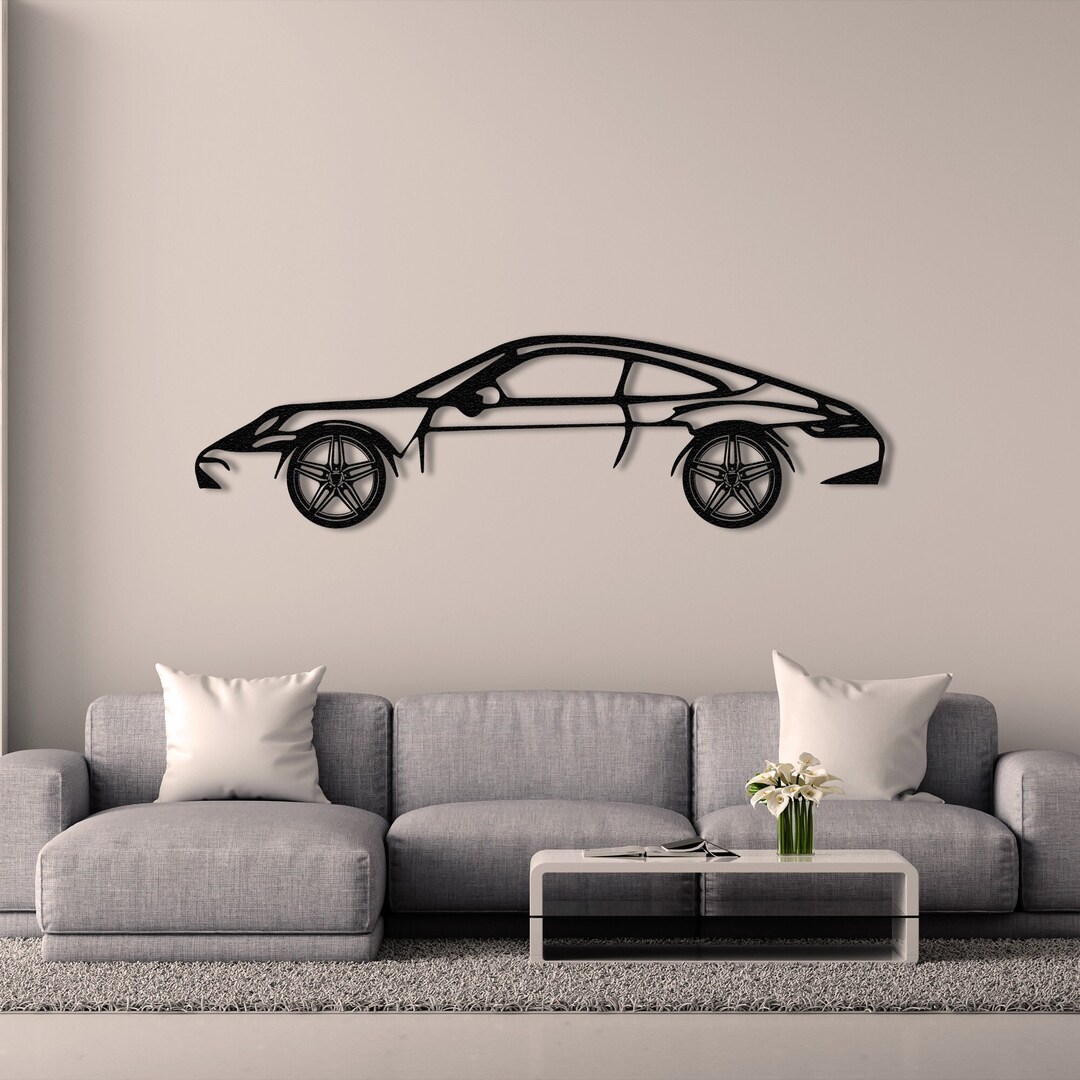 Metal Car Wall Art Metal Wall Decor Sports Car 911 Car Decor - Etsy