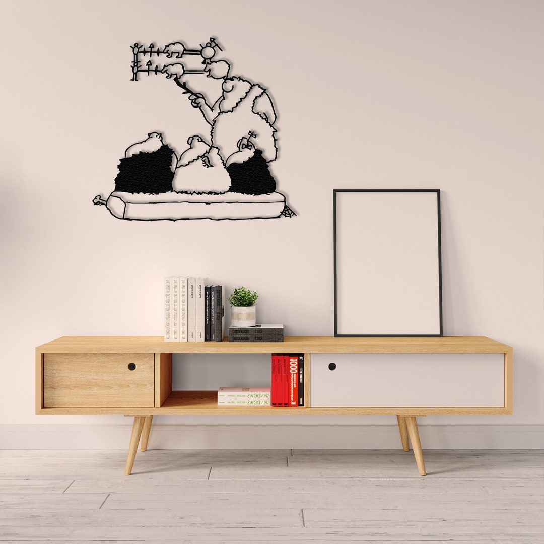 Cave Decor Metal Wall Art Funny Decor Office Gifts Cave Wall Hangings ...