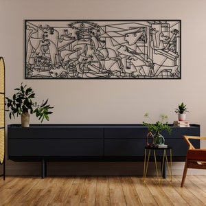 Guernica Pablo Picasso Decor Metal Wall Art Wall Deco Wall İdeas Living ...