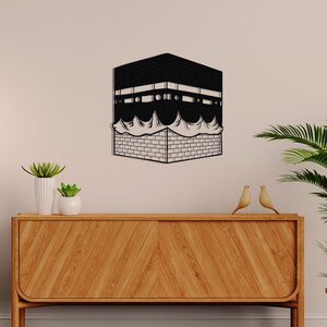 Islamic Metal Wall Art the Holy Kaaba Masjid Al-haram Decor Mecca View ...