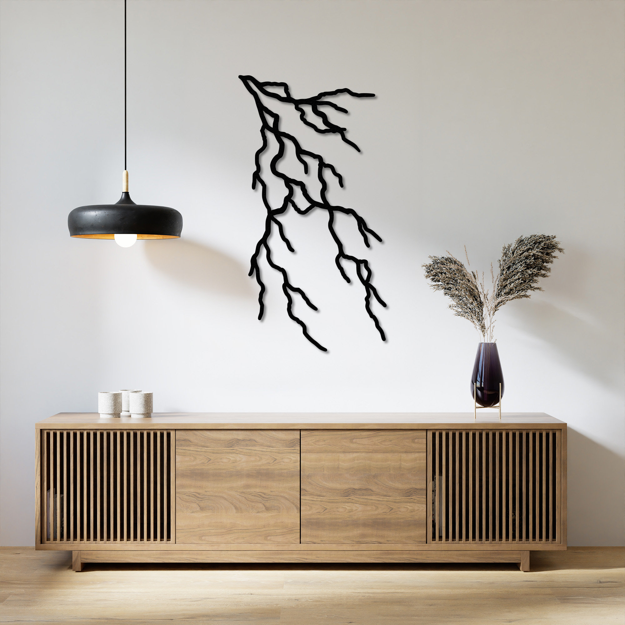 Lightening Wall Art Metal Wall Art Lightning Bolt Art Metal Wall Decor ...