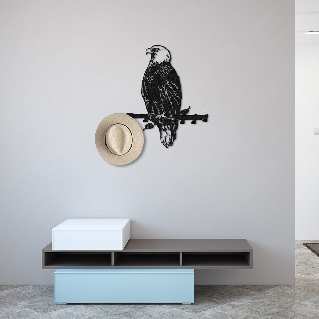 Hook Coat Rack Hawk Decor Hanger Eagle Hanger Extra Large Coat Rack ...