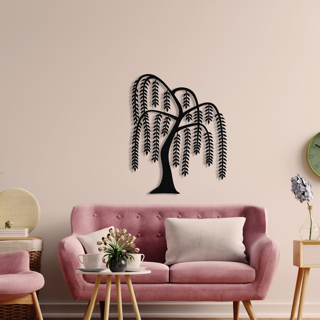Willow Tree Art Extra Large Tree Tree Metal Wall Art Tree Decor Tree of ...