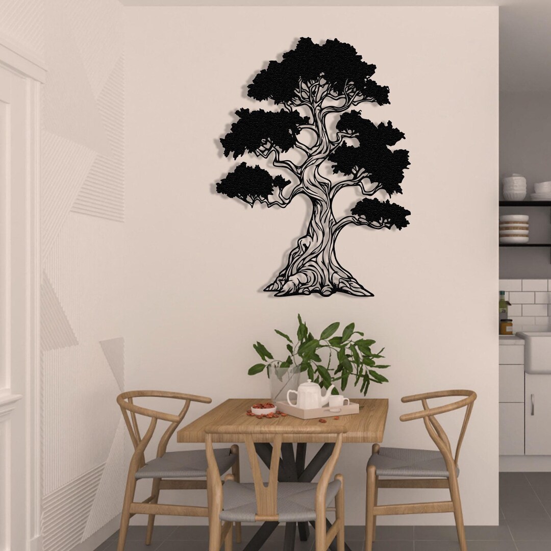 Tree Decor Metal Wall Art Tree Decor Extra Large Metal Africa Decor ...